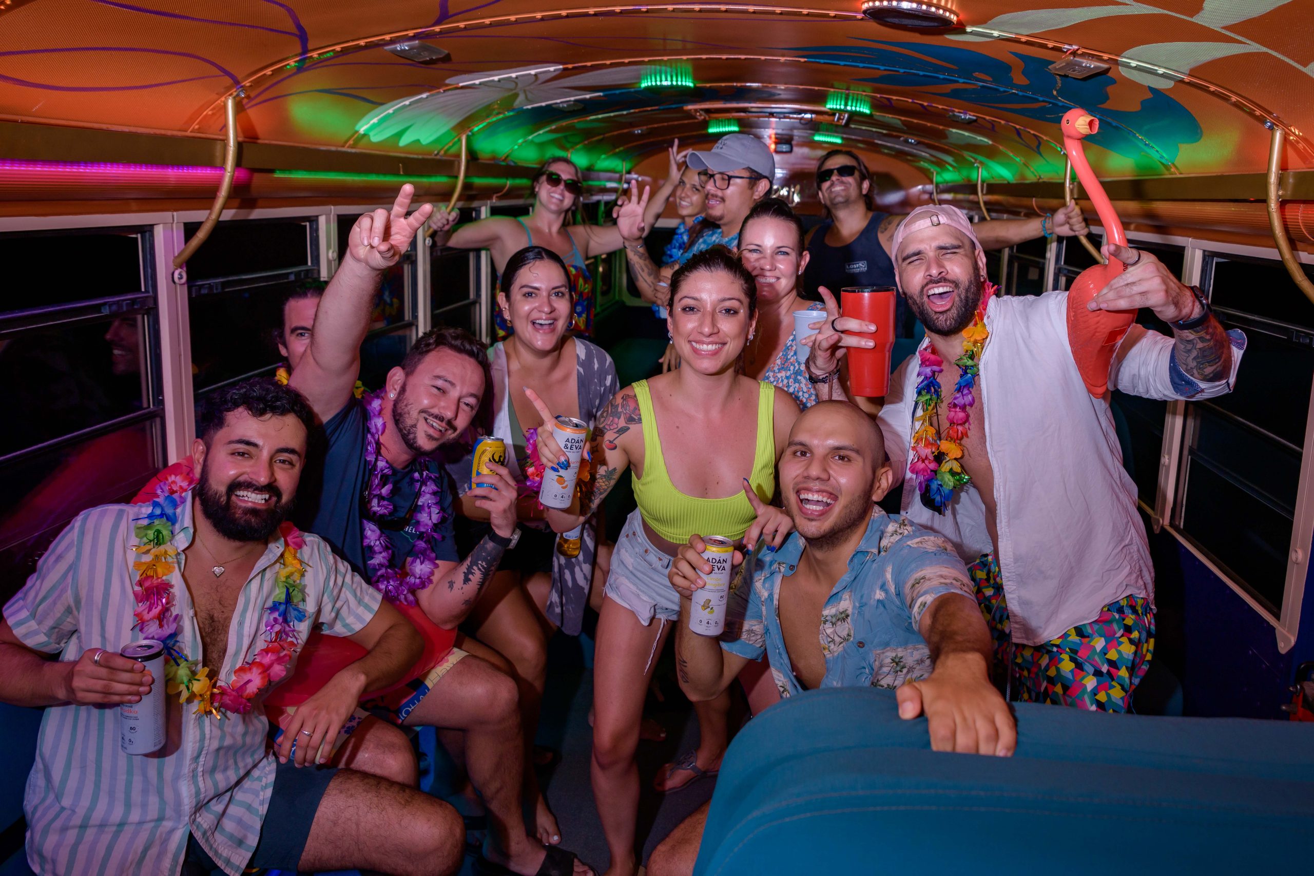 Tamarindo Birthday Party Bus - Beach & Pool Crawl Party Bus